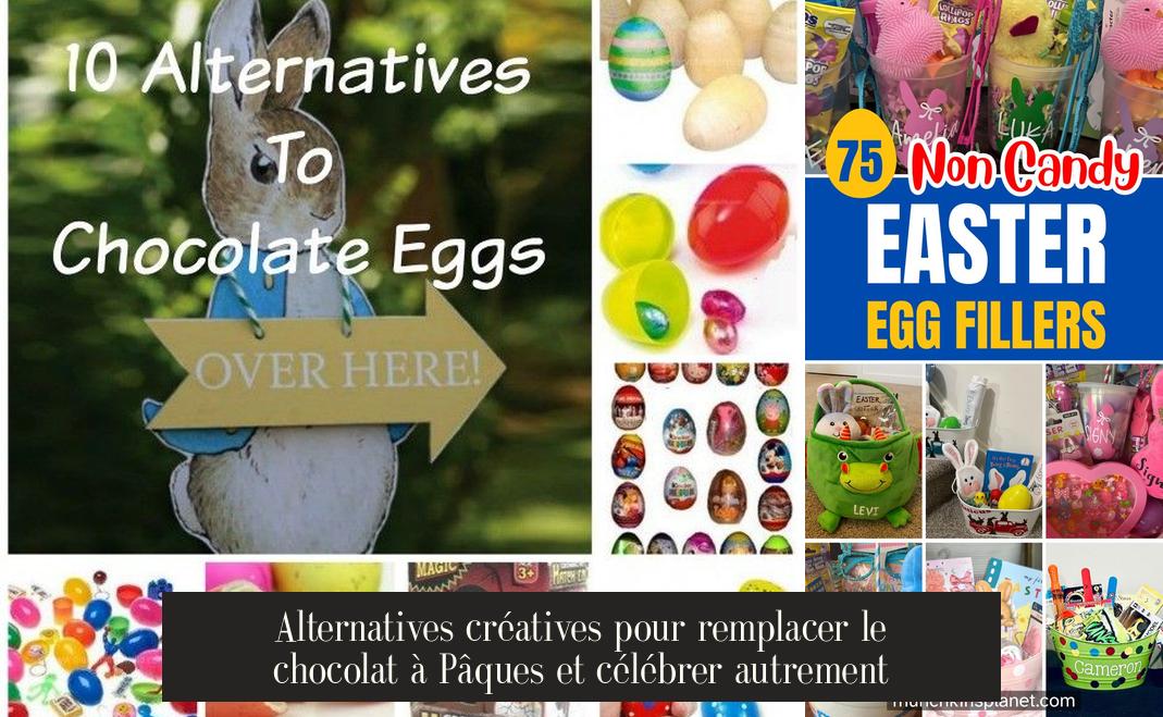 Alternatives créatives pour remplacer le chocolat à Pâques et célébrer ...