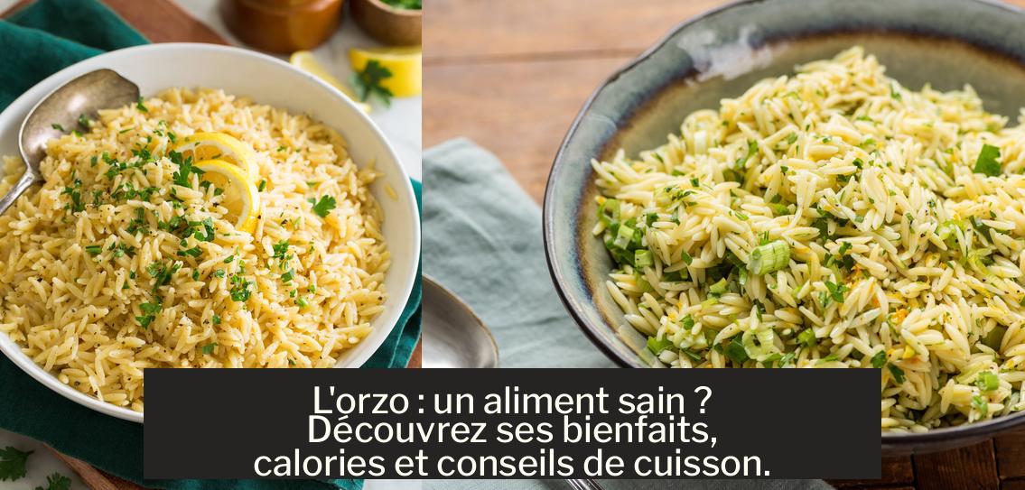 L'orzo : un aliment sain ? Découvrez ses bienfaits, calories et ...