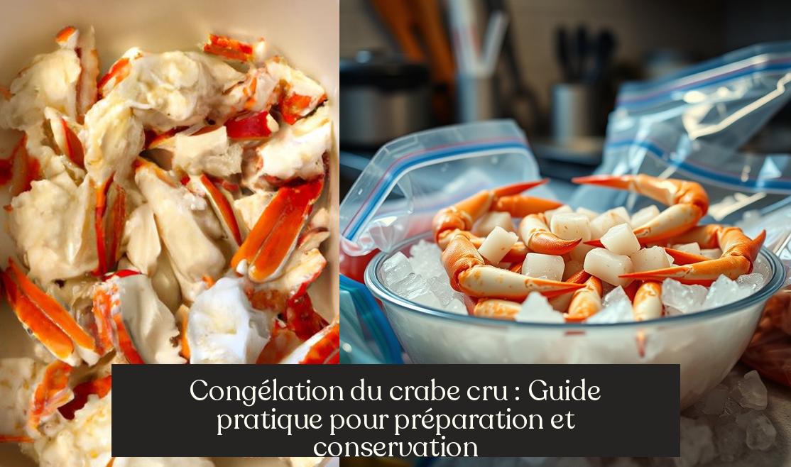Congélation du crabe cru : Guide pratique pour préparation et ...