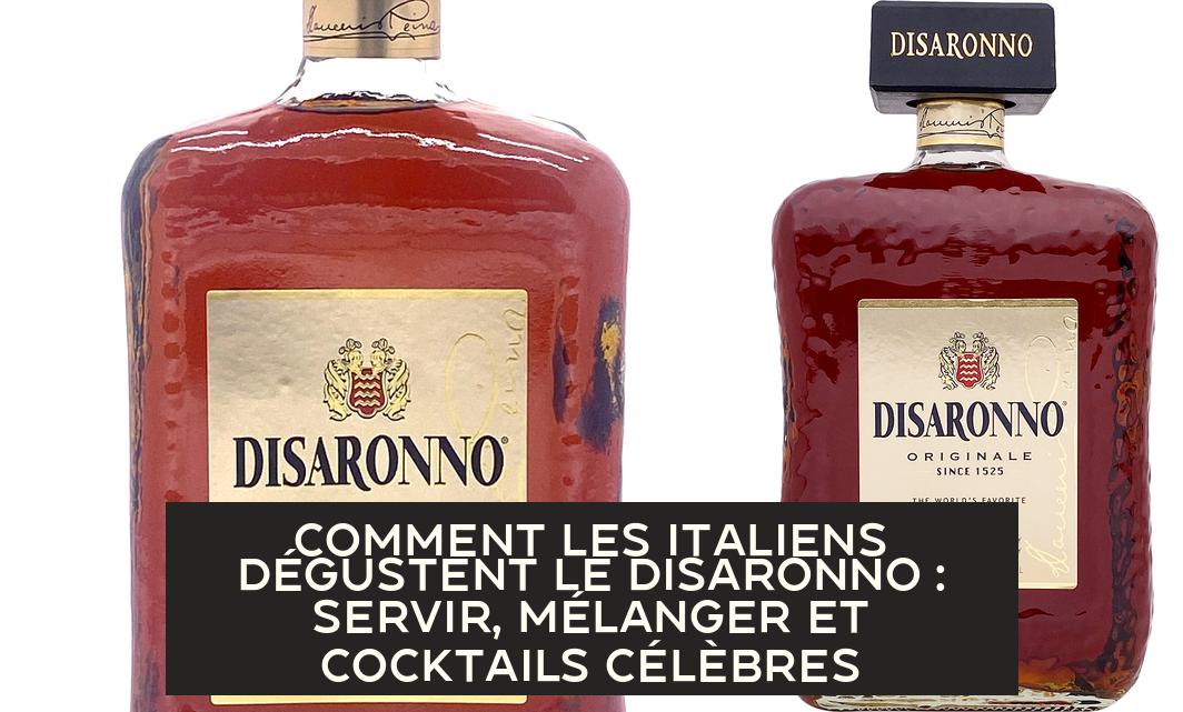 Comment les Italiens Dégustent le Disaronno : Servir, Mélanger et ...