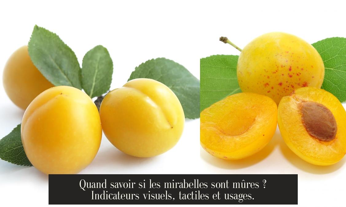 Quand savoir si les mirabelles sont mûres ? Indicateurs visuels ...