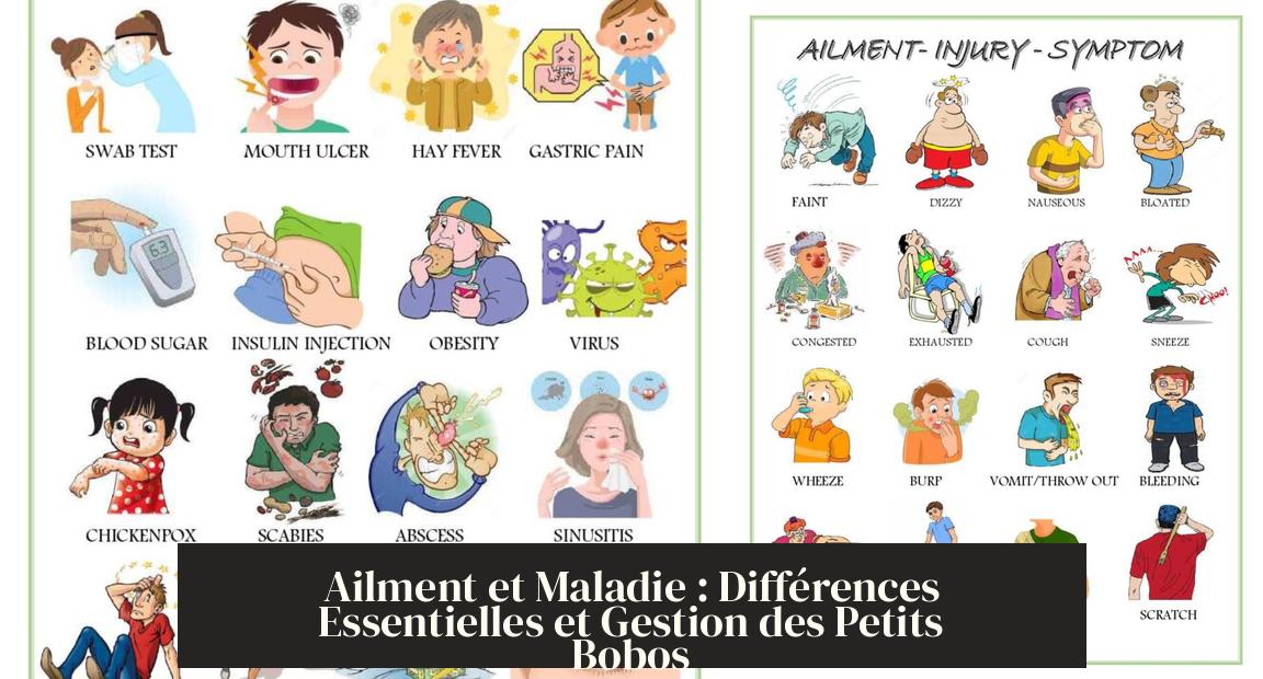 Ailment et Maladie : Différences Essentielles et Gestion des Petits ...