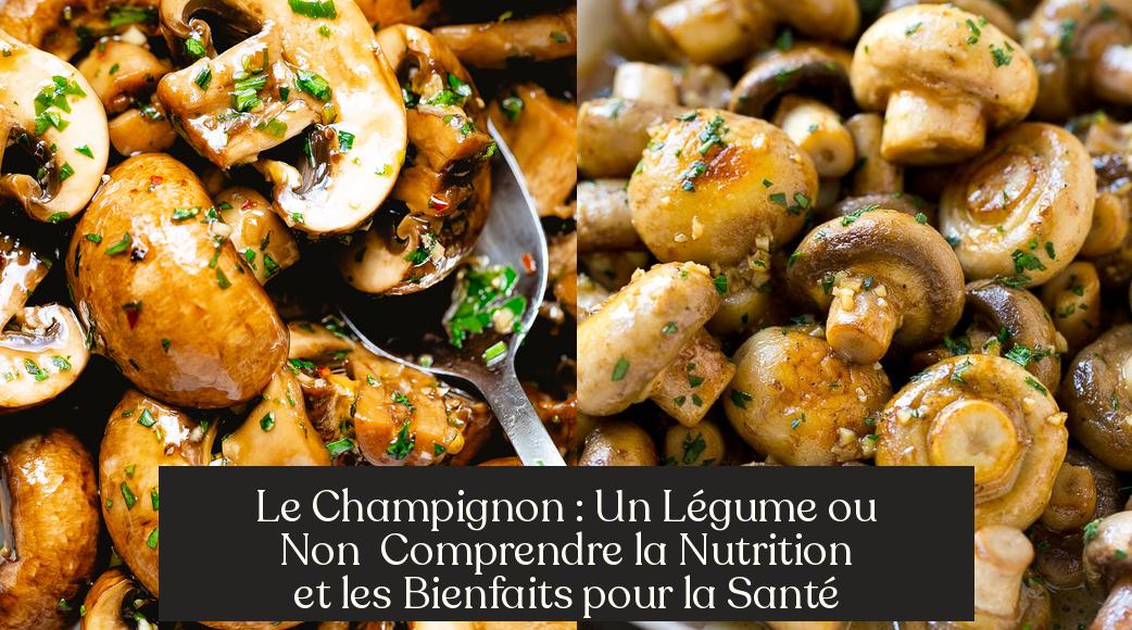 Le Champignon : Un Légume ou Non ? Comprendre la Nutrition et les ...