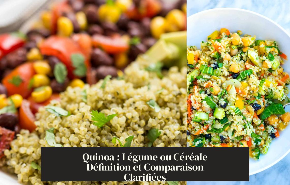 Quinoa : Légume ou Céréale ? Définition et Comparaison Clarifiées ...