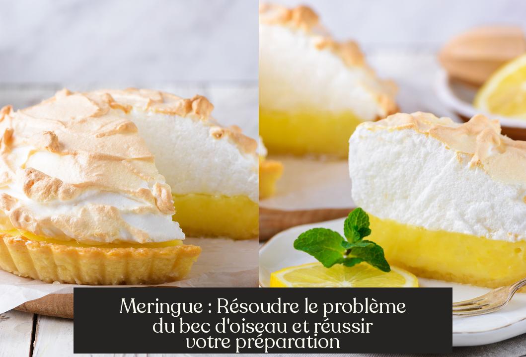 Meringue : Résoudre le problème du bec d'oiseau et réussir votre ...