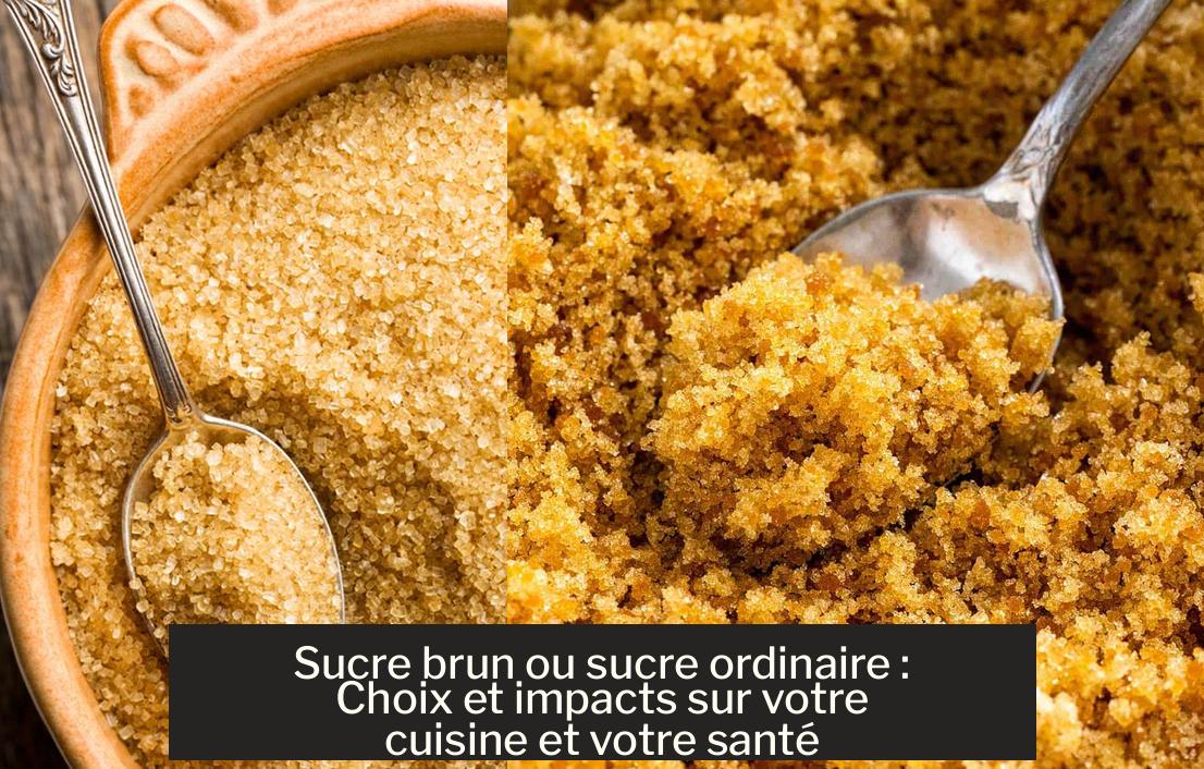 Sucre brun ou sucre ordinaire : Choix et impacts sur votre cuisine et ...