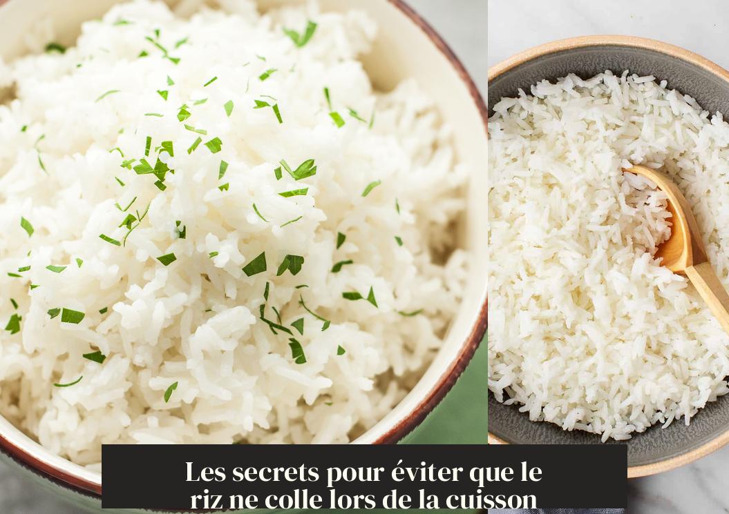Les secrets pour éviter que le riz ne colle lors de la cuisson | Carrée ...