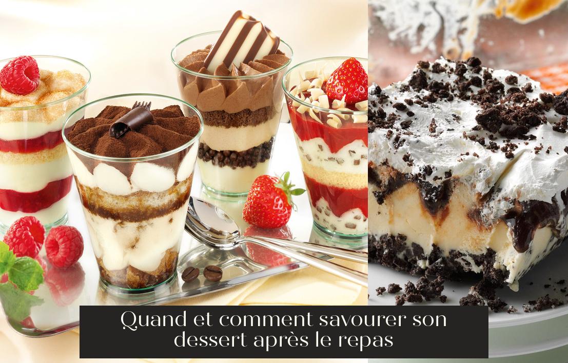 Quand et comment savourer son dessert après le repas ? | Carrée ...