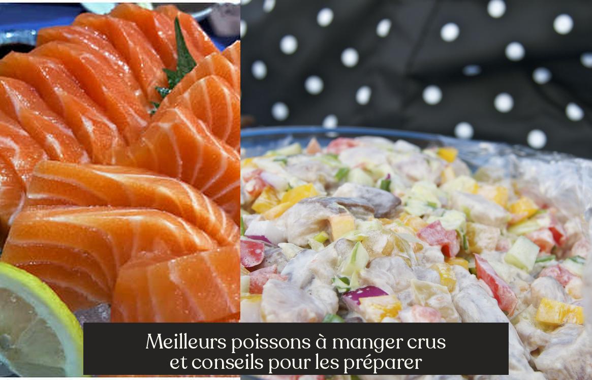 Meilleurs poissons à manger crus et conseils pour les préparer | Carrée ...