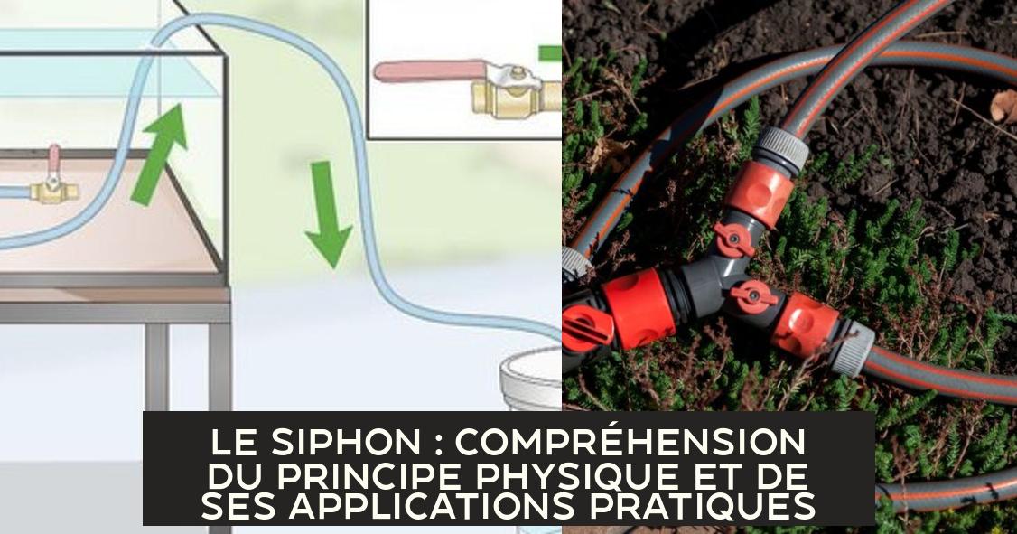 Le Siphon : Compréhension du Principe Physique et de Ses Applications ...