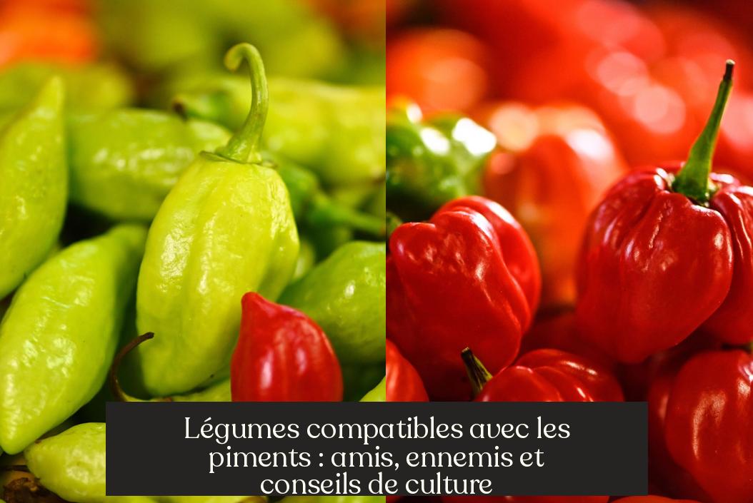 Légumes compatibles avec les piments : amis, ennemis et conseils de ...