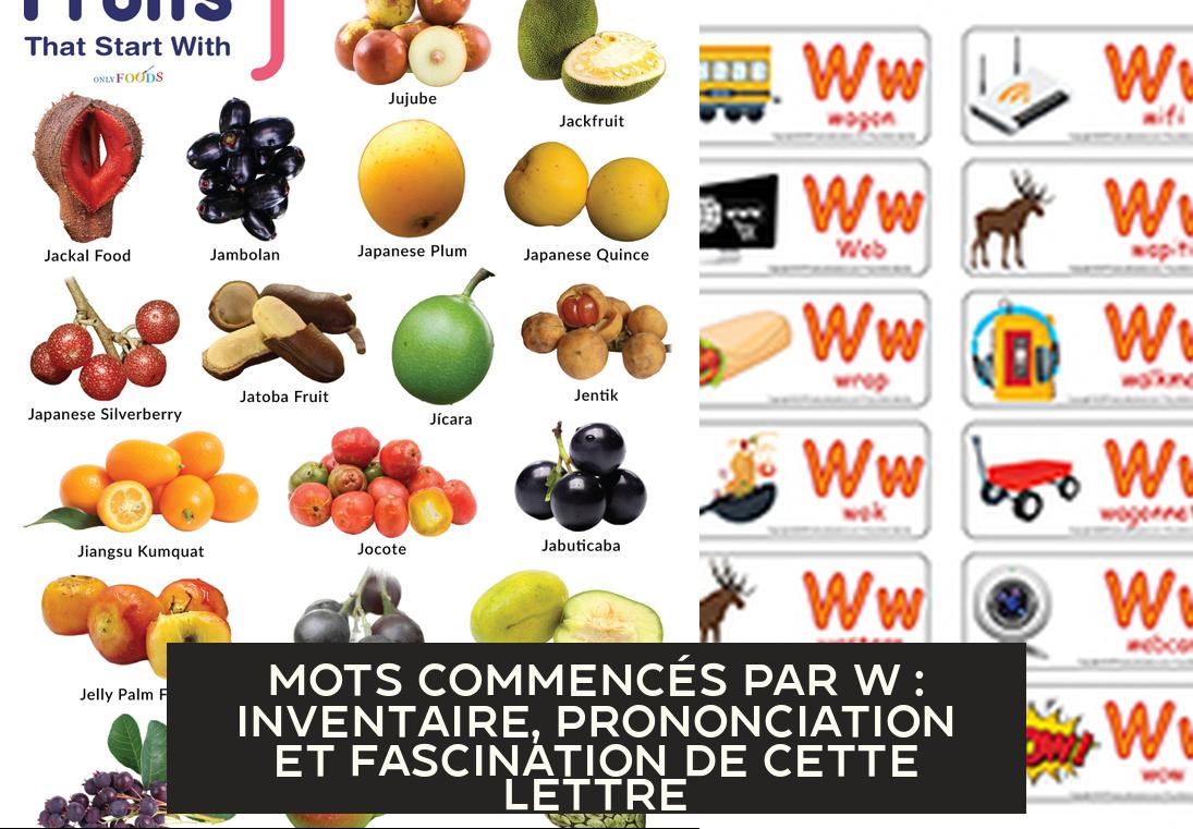 Mots Commencés par W : Inventaire, Prononciation et Fascination de ...