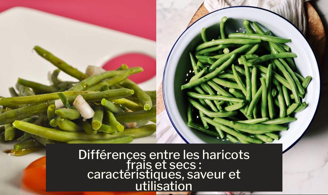 Différences entre les haricots frais et secs : caractéristiques, saveur ...