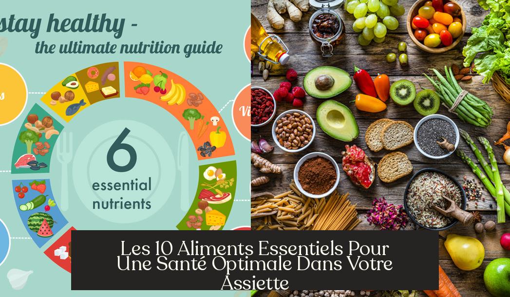 Les 10 Aliments Essentiels Pour Une Santé Optimale Dans Votre Assiette ...