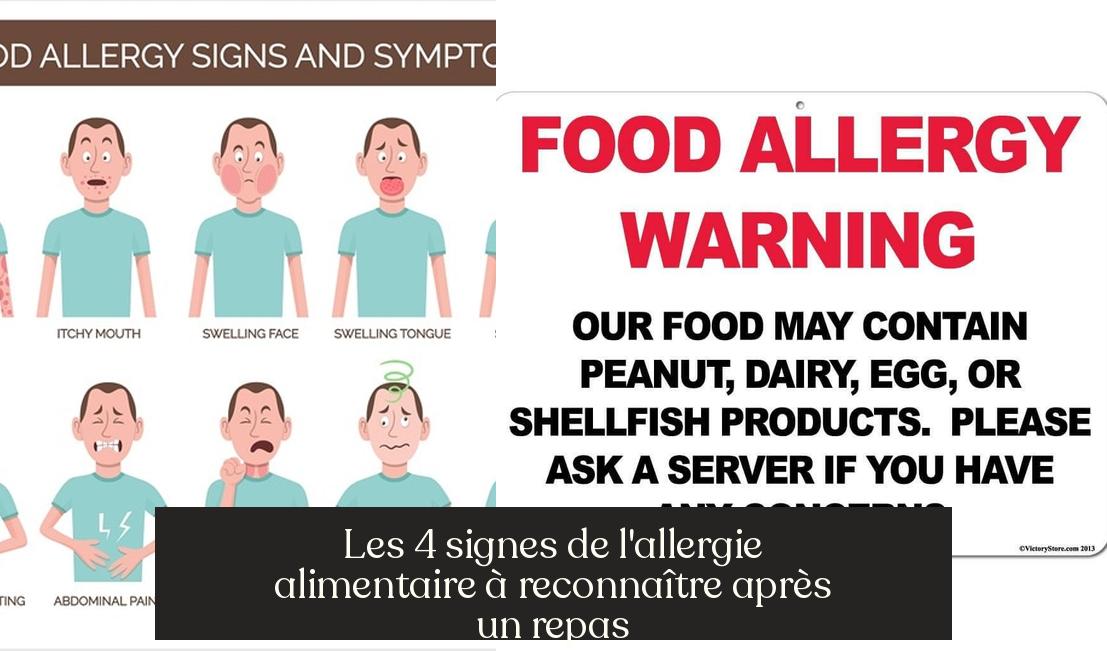 Les 4 signes de l'allergie alimentaire à reconnaître après un repas ...