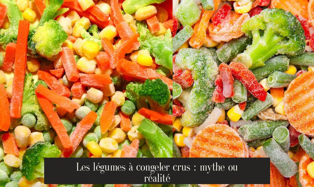 Les légumes à congeler crus : mythe ou réalité ? | Carrée | Recettes du ...