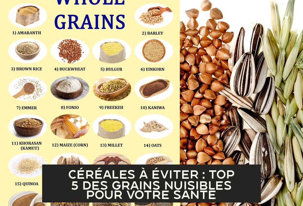 Céréales à éviter : Top 5 des grains nuisibles pour votre santé ...