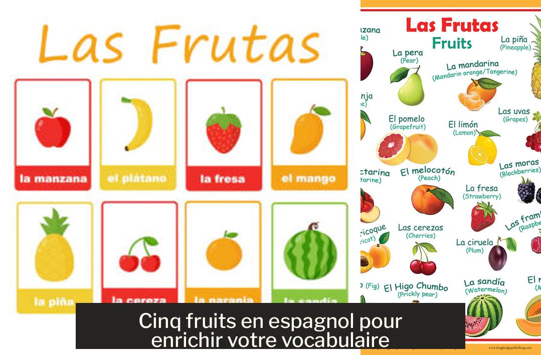 Cinq fruits en espagnol pour enrichir votre vocabulaire | Carrée ...
