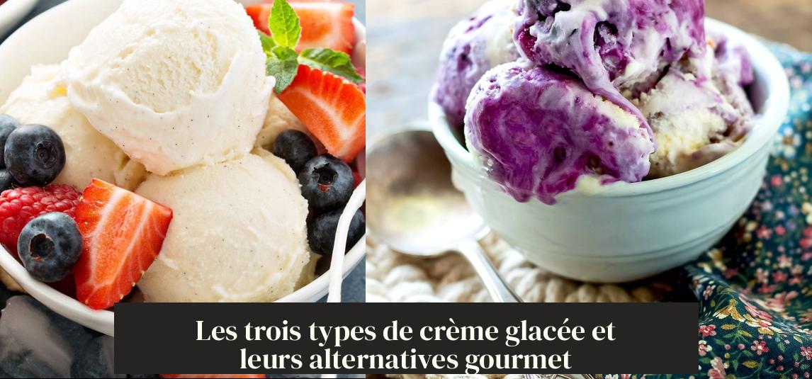 Les trois types de crème glacée et leurs alternatives gourmet | Carrée ...