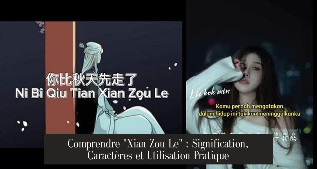Comprendre "Xian Zou Le" : Signification, Caractères et Utilisation ...