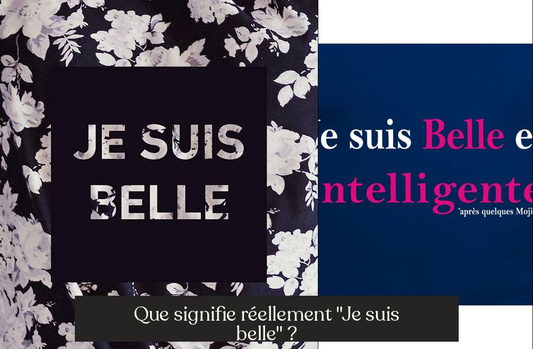 Que signifie réellement "Je suis belle" ? | Carrée | Recettes du Monde ...