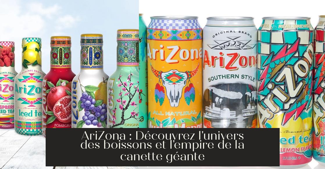 AriZona : Découvrez l'univers des boissons et l'empire de la canette ...