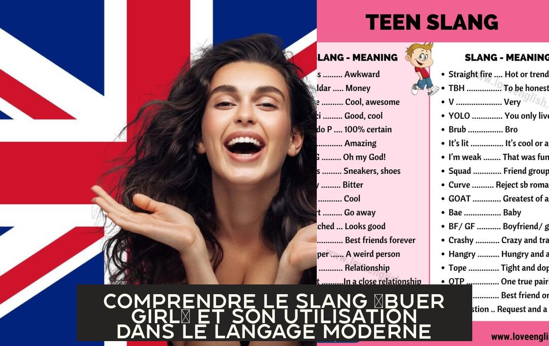 Comprendre le slang "buer girl" et son utilisation dans le langage ...