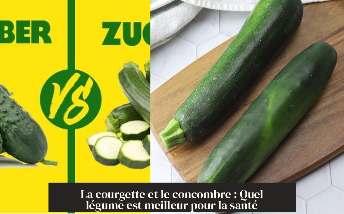 La courgette et le concombre : Quel légume est meilleur pour la santé ...