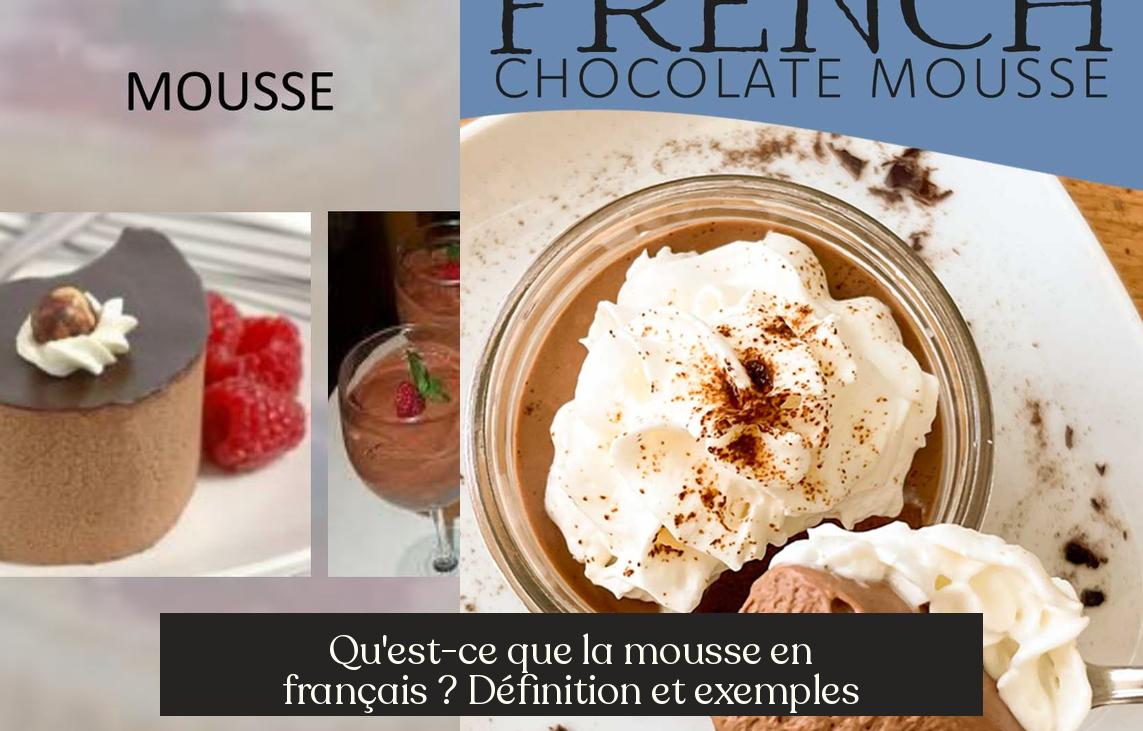 Qu'est-ce que la mousse en français ? Définition et exemples | Carrée ...