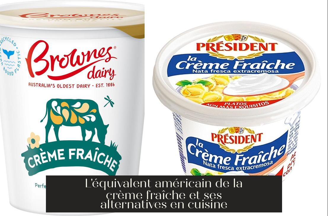 L'équivalent américain de la crème fraîche et ses alternatives en ...