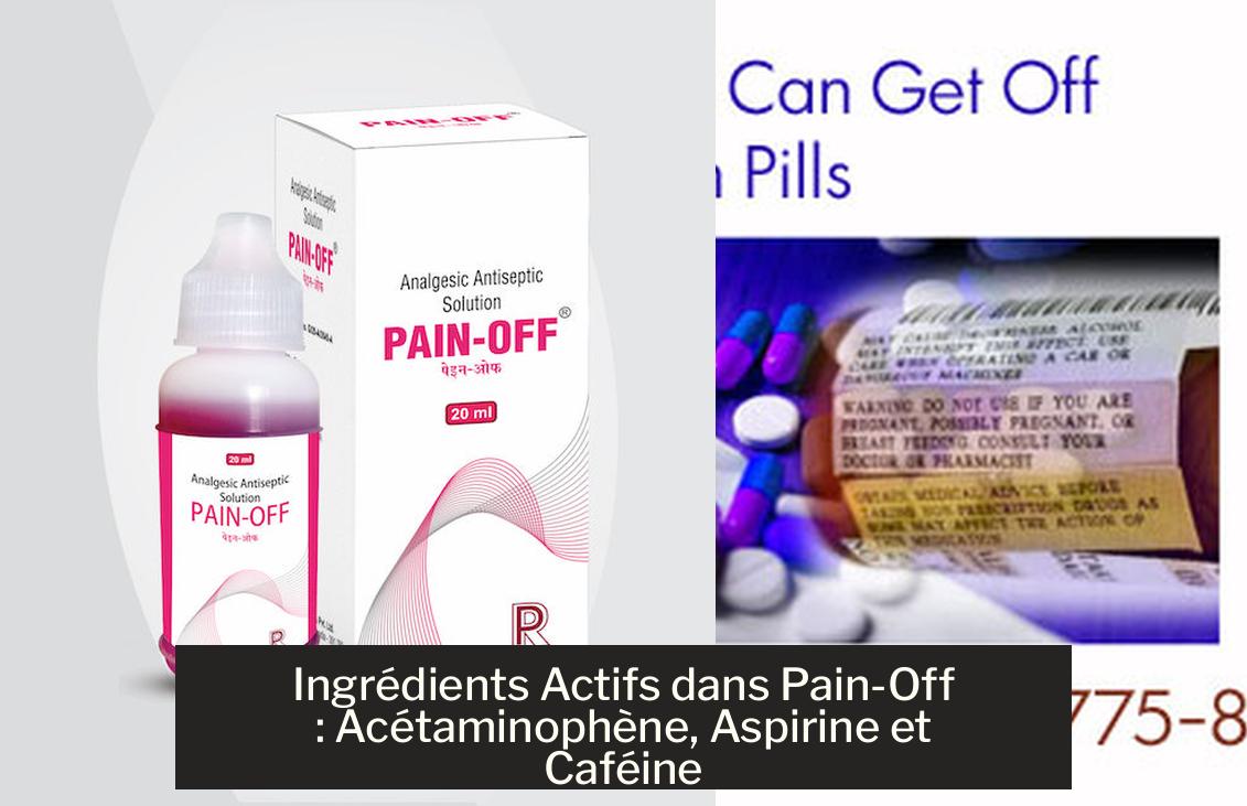 Ingrédients Actifs dans Pain-Off : Acétaminophène, Aspirine et Caféine ...