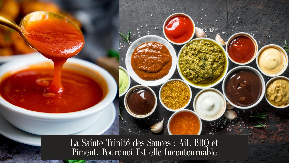 La Sainte Trinité des Sauces : Ail, BBQ et Piment, Pourquoi Est-elle ...
