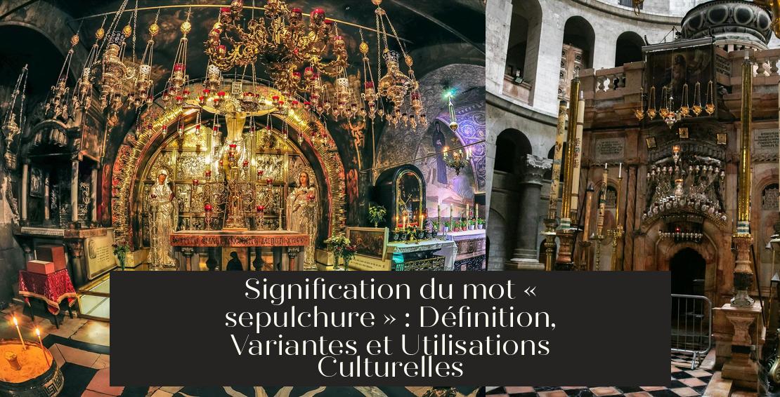 Signification du mot « sepulchure » : Définition, Variantes et ...