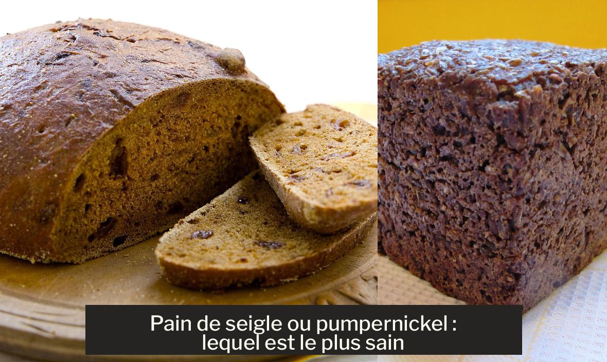 Pain de seigle ou pumpernickel : lequel est le plus sain ? | Carrée ...
