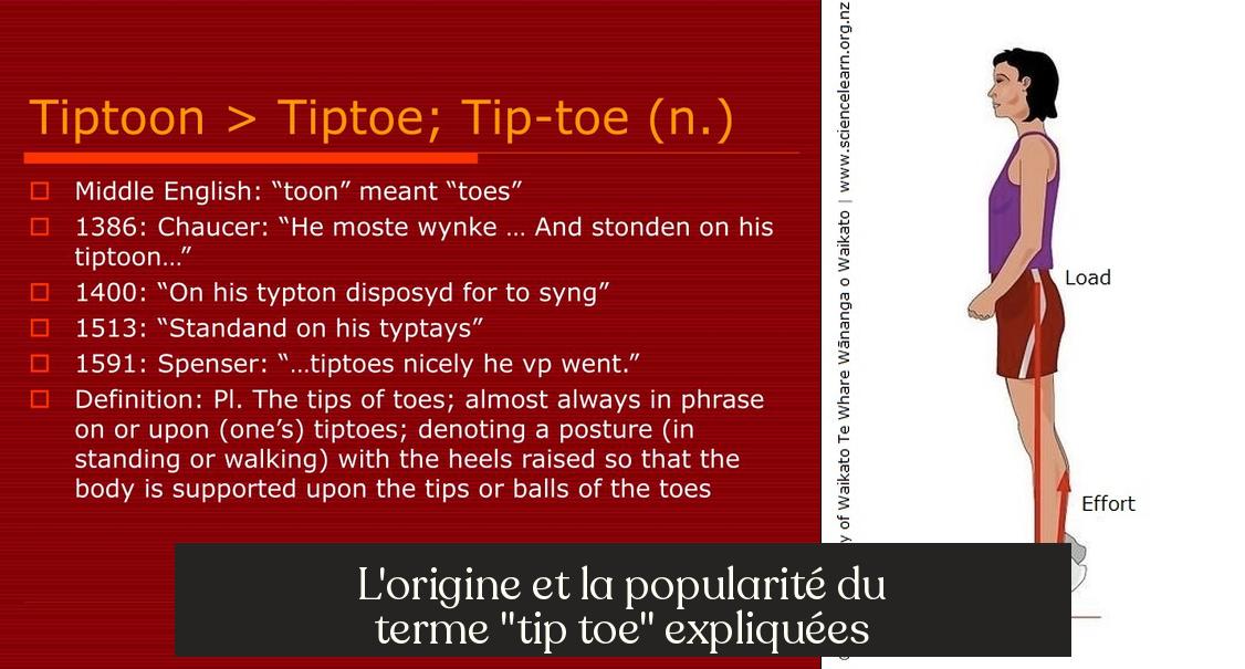 L'origine et la popularité du terme "tip toe" expliquées | Carrée ...